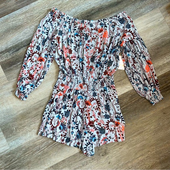 Free People | Pants & Jumpsuits | Nwt Free People Off Shoulder V Back ...